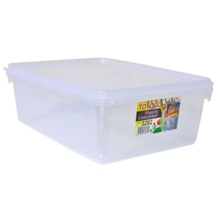 Toyogo Diamond Transparent Storage Box 3282 Plastic Container for food ...