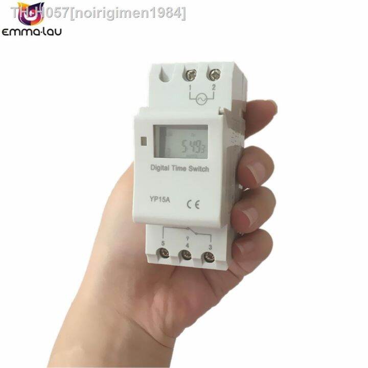 ♟ Electronic 7 Days Weekly Programmable Timer 220V 110V 24V 12V 16A AC ...