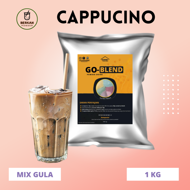 Bubuk Minuman CAPPUCINO 1Kg / Bubuk minuman rasa CAPUCINO 1Kg / Serbuk ...