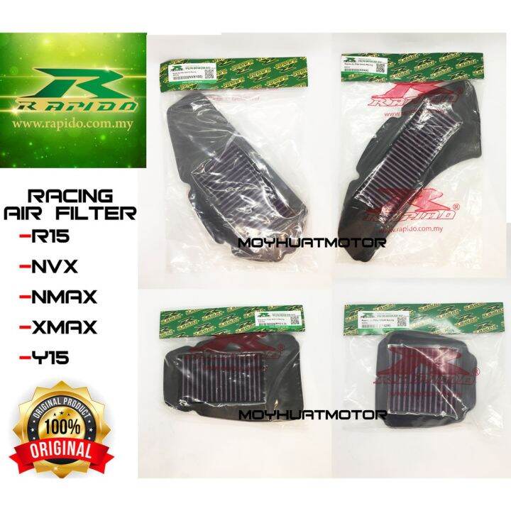 RAPIDO RACING AIR FILTER / YAMAHA Y15ZR AIR FILTER / R15 AIR FILTER ... RAPIDO RACING AIR FILTER / YAMAHA Y15ZR AIR FILTER / R15 AIR FILTER ...