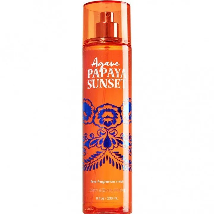 Authentic Bath and Body Works Agave Papaya Sunset Fine Fragrance Mist ...