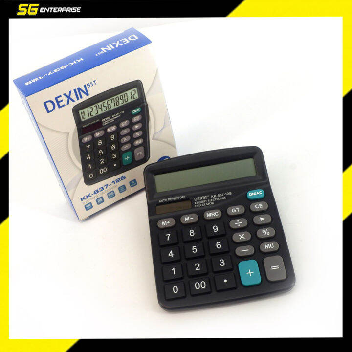 Two-way Power 12-Digit Electronic Calculator for Students | Lazada PH