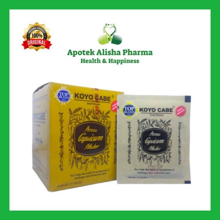 Koyo Cabe (Pack 10sachet) - Koyo Cap Cabe Chilli Brand Plester Sakit ...