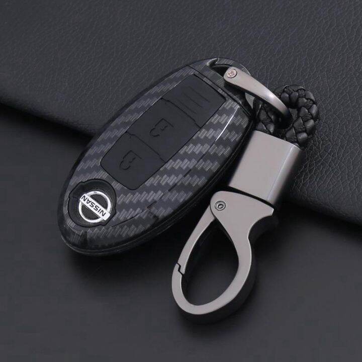 Huiyisunny for Nissan Navara Keyless Remote Carbon Fibre Hard Case ...