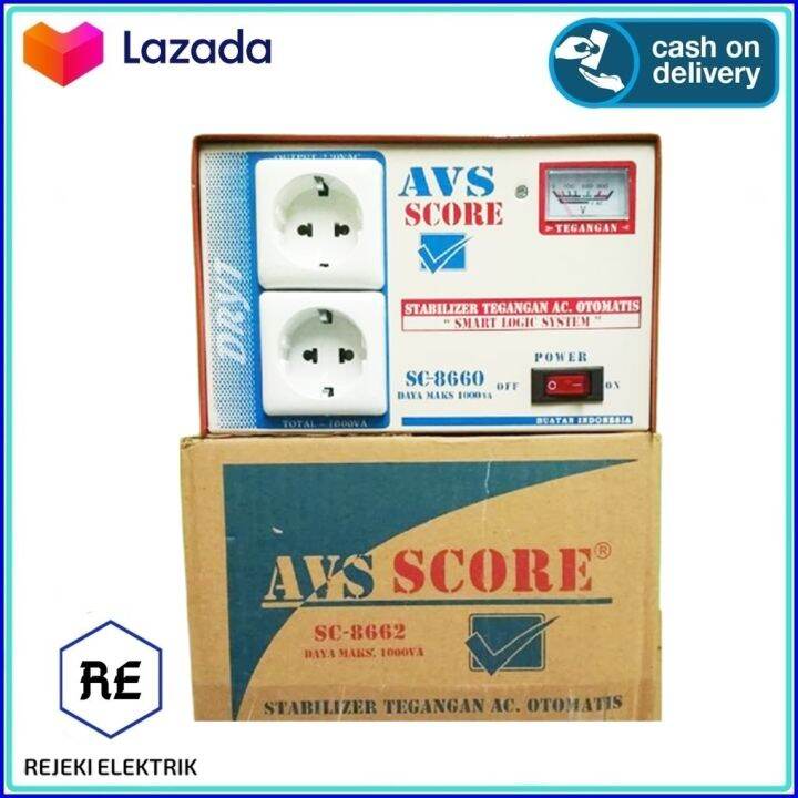 Stavol Stabilizer Listrik AVS Score 1000 VA / 500 VA | Lazada Indonesia