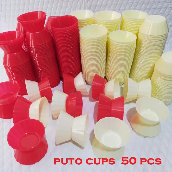 (50 pcs Medium ) Puto Cups,/ Puto kutsinta Cups. / Puto Molding ...