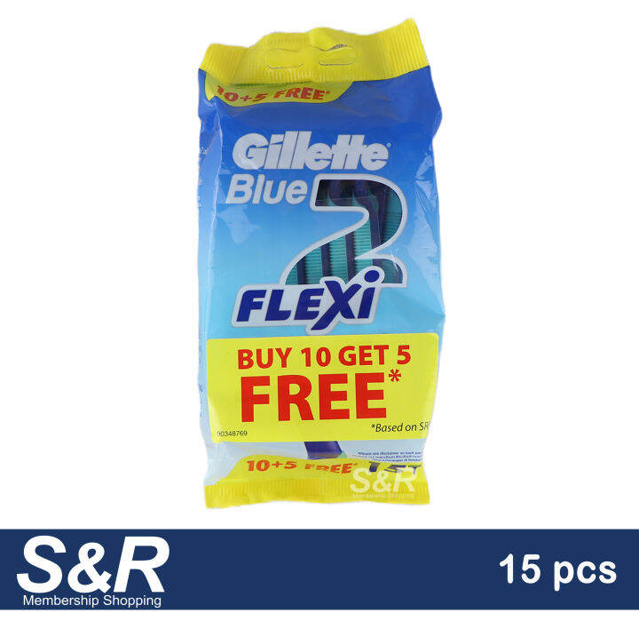 Gillette Blue 2 Flexi Disposable Razor 15pcs | Lazada PH
