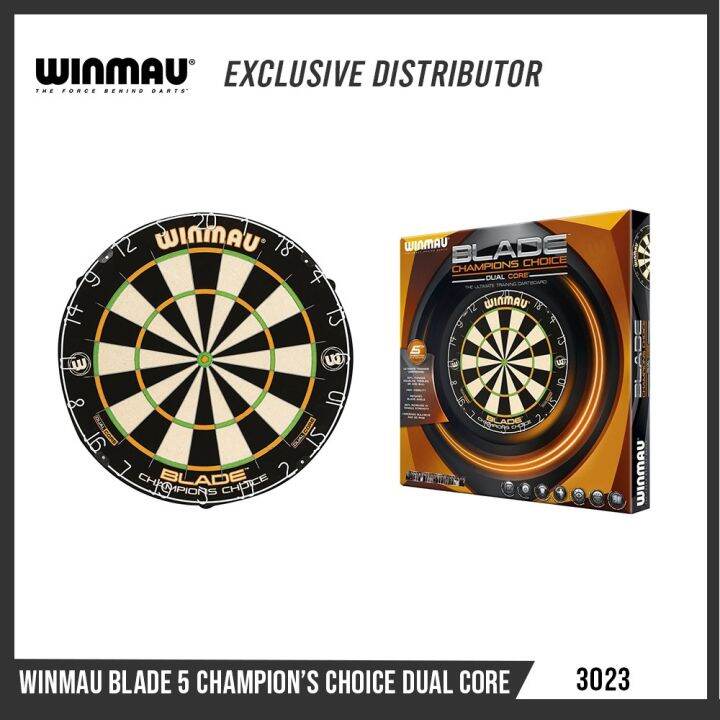WINMAU BLADE 5 CHAMPION’S CHOICE DUAL CORE DARTBOARD | Lazada PH