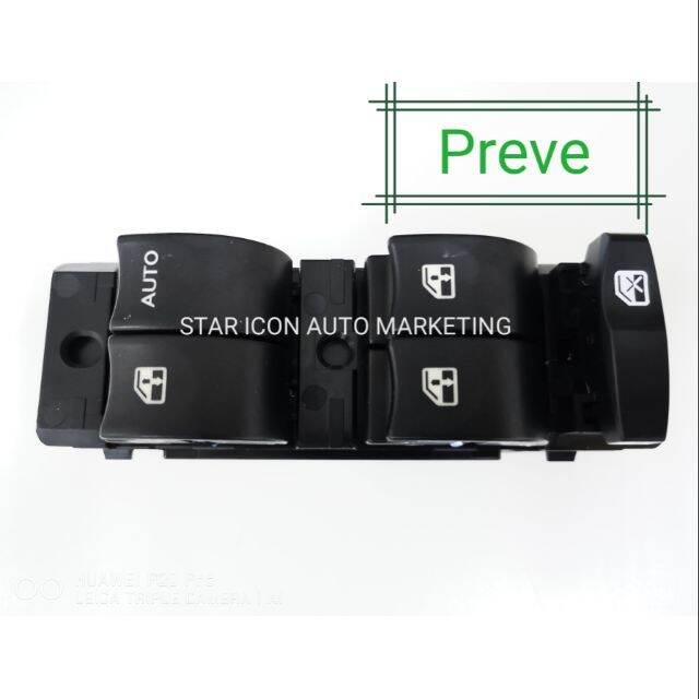 Proton Preve Power Window Main Switch | Lazada