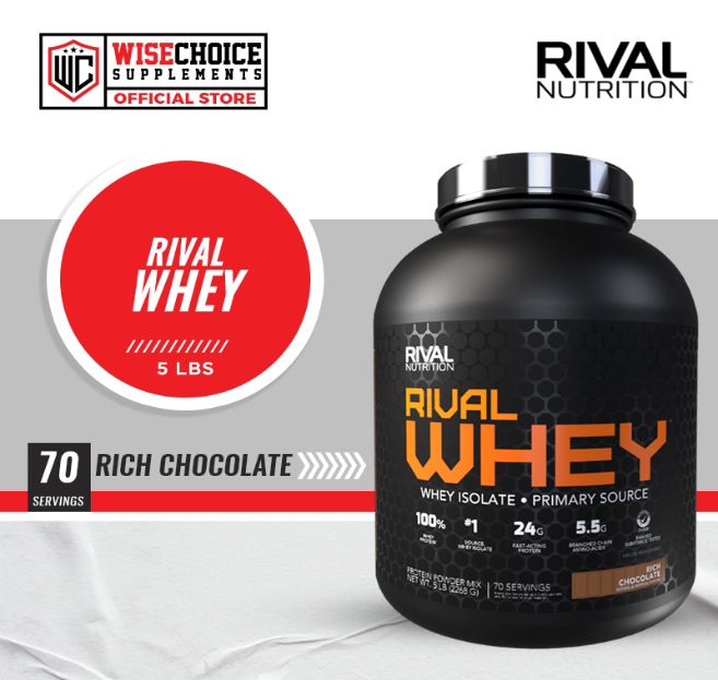RIVALUS RIVAL WHEY 5 LBS RICH CHOCOLATE FLAVOR | Lazada PH