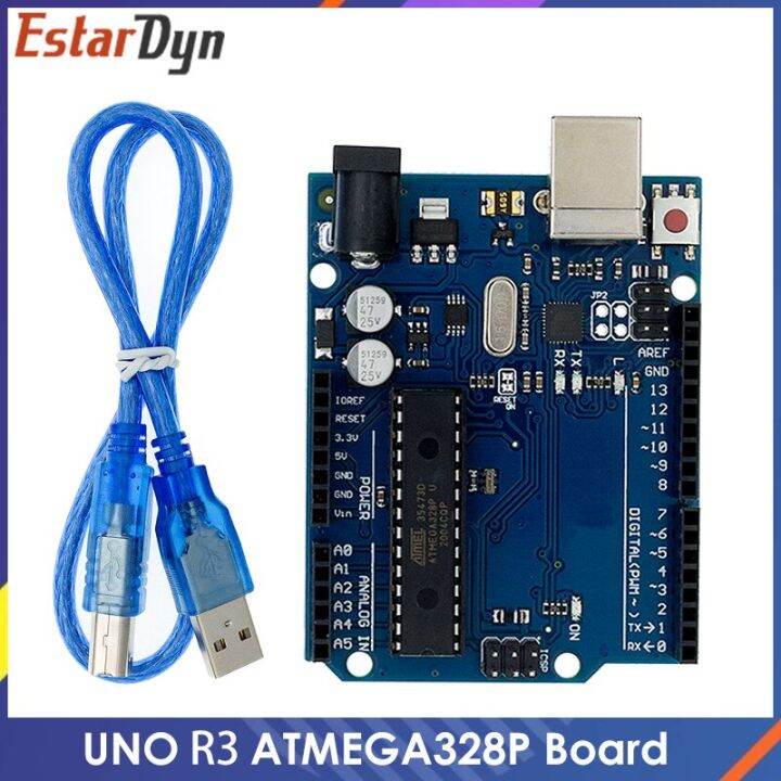 UNO R3 ATMEGA328P ATMEGA16U2บอร์ดพัฒนากับสตาร์ทเตอร์ Diy สาย USB | Lazada.co.th