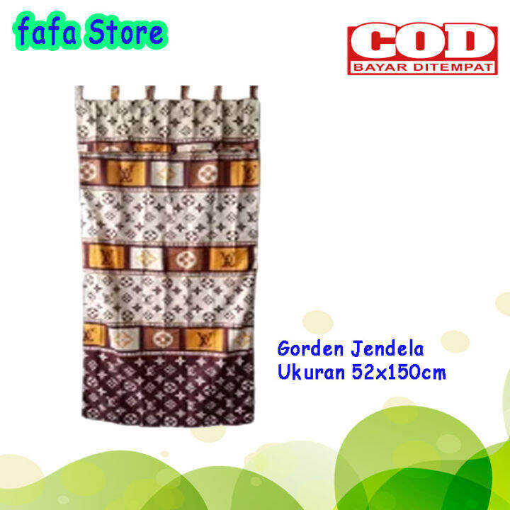 Gordeng/Gorden/Hordeng/Tirai Jendela/Pintu Murah Karakter/Elegan/Batang ...
