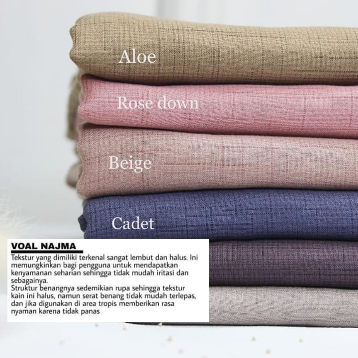Voal Ultrafine Nazma Tryspan Voile Cendani Scraft Hijab Kerudung Segi ...