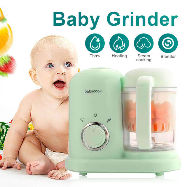 Electric Baby Food Blender 4 in 1 Defrost Cooker Steamer and Blender ...