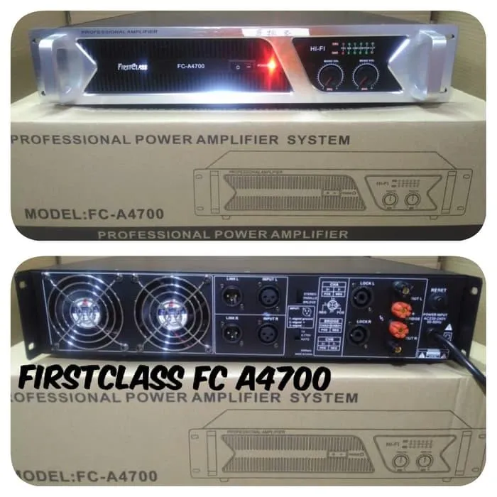 POWER AUDIO FIRSTCLASS FC A4700 Power Sound System First Class Fca 4700 Fc 4700 | Lazada Indonesia