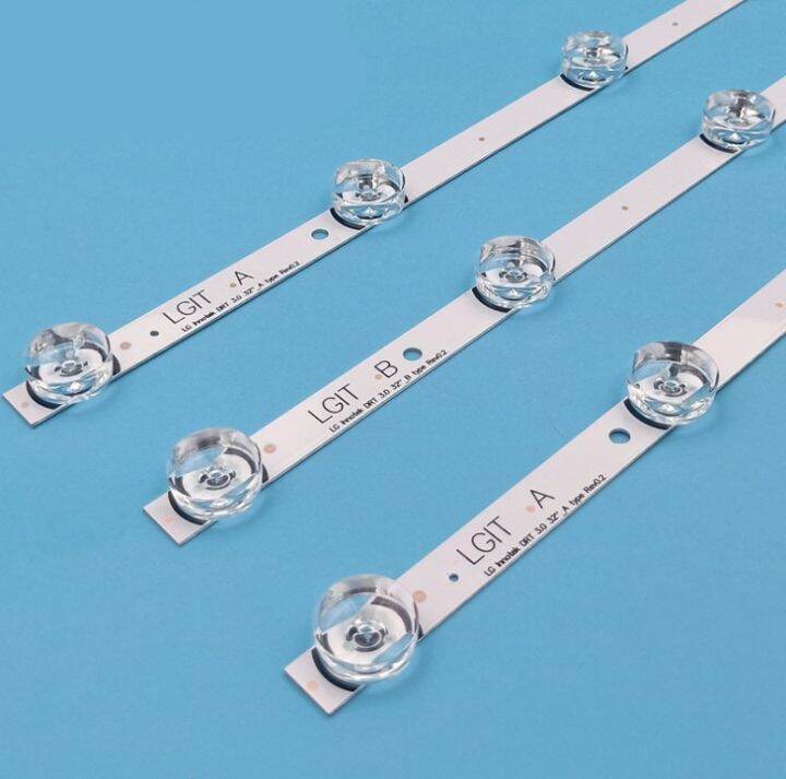 3 X Led Backlight Strip For Lg 32"tv Innotek Drt 3.0 32 Lgit Drt3.0 Wooree A/b Uot 32mb27vq ...