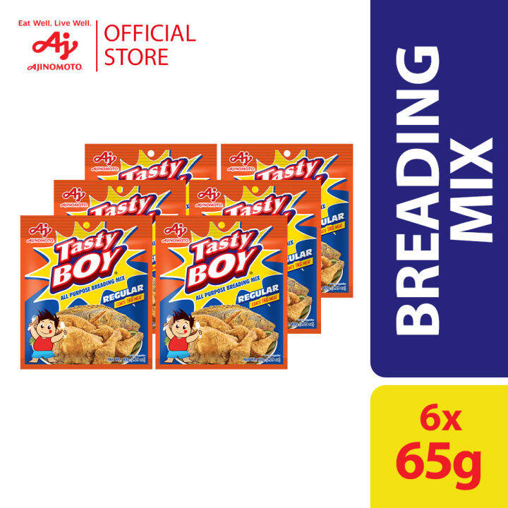 TASTY BOY® Breading Mix Regular 65g (Pack of 6) | Lazada PH