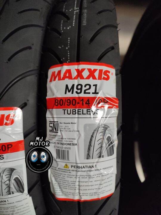 Ban Maxxis 80/90 atau 90/90 ring 14 M921 Ban Motor Matic - Tubeless ORI ...
