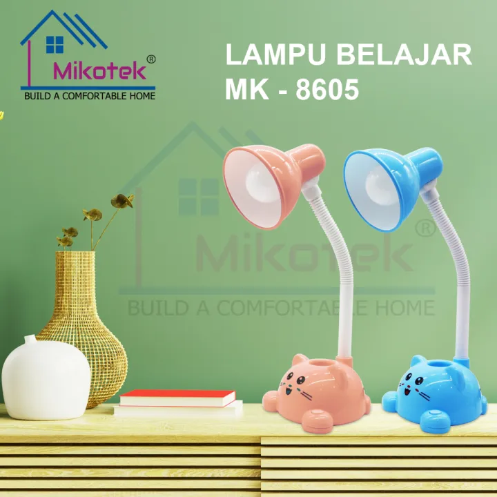 Mikotek - Lampu Belajar Karakter kucing / Cartoon Desk Lamp MK-8605 | Lazada Indonesia