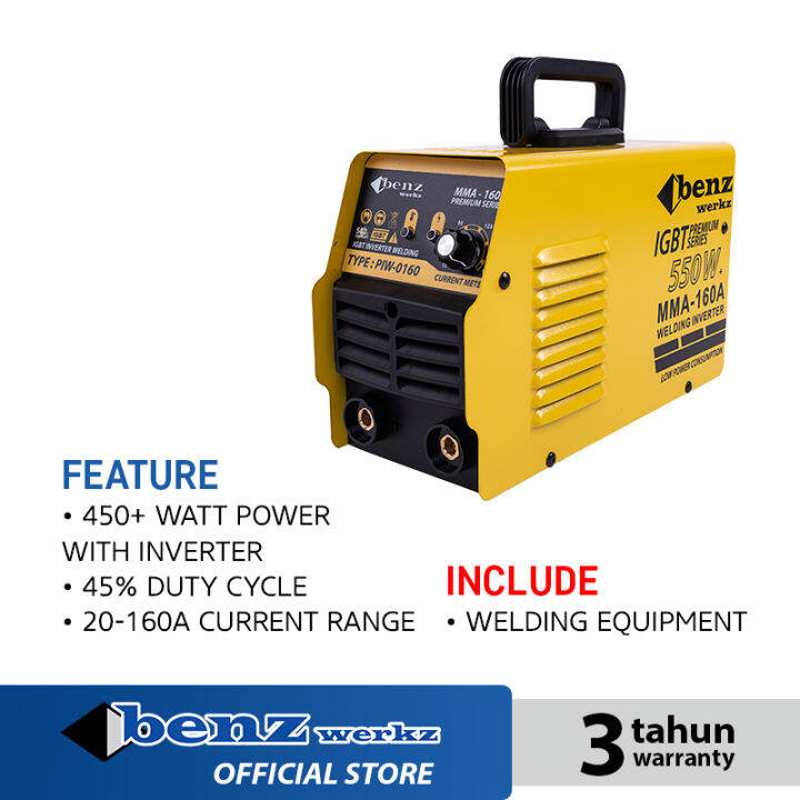 Benz Werkz mesin las inverter 160A premium series - Inverter welding ...