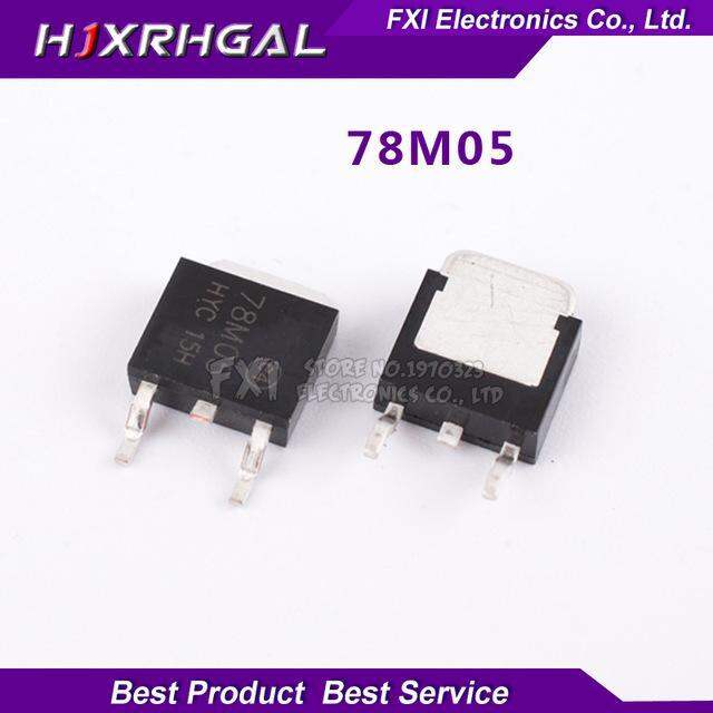 10 ชิ้น 78M05 TO-252 SMD 7805 TO252 สามขั้ว 750mA Regulator ใหม่เดิม ...