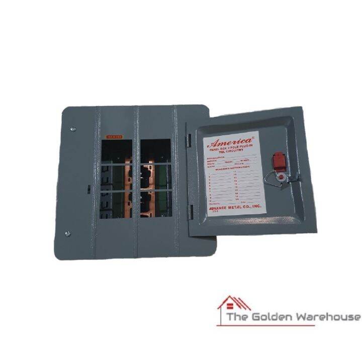 America Panel Board 3x3 (4 Branches) (Plug In Type) | Lazada PH