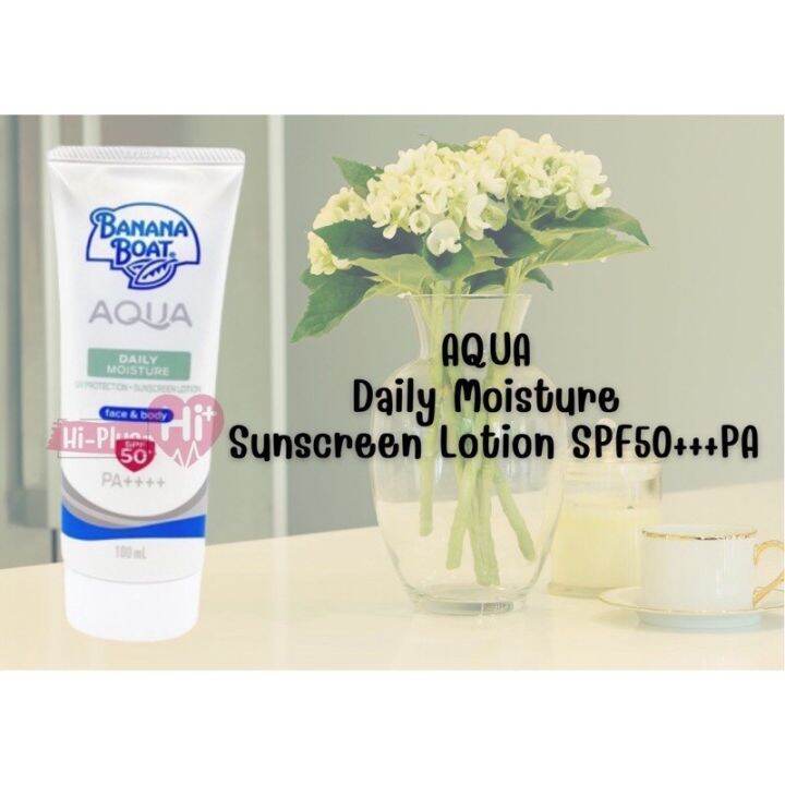 (Exp 10/24) Banana Boat Simply Protect Aqua Daily Moisture UV Protection Sunscreen Lotion SPF50 ...