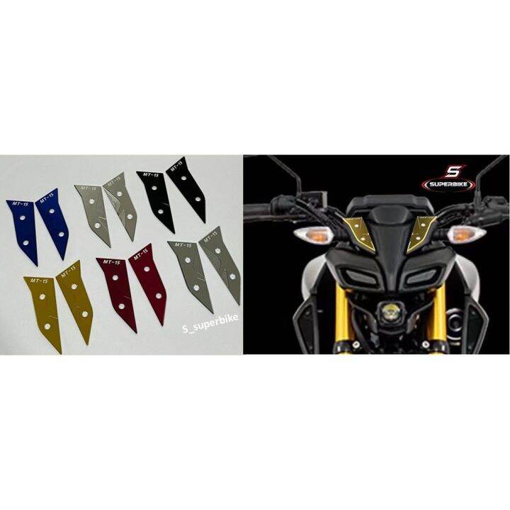 2020 MT15 Windshield Metal Decal Blade Emblem Badge Motorcycle Visor ...