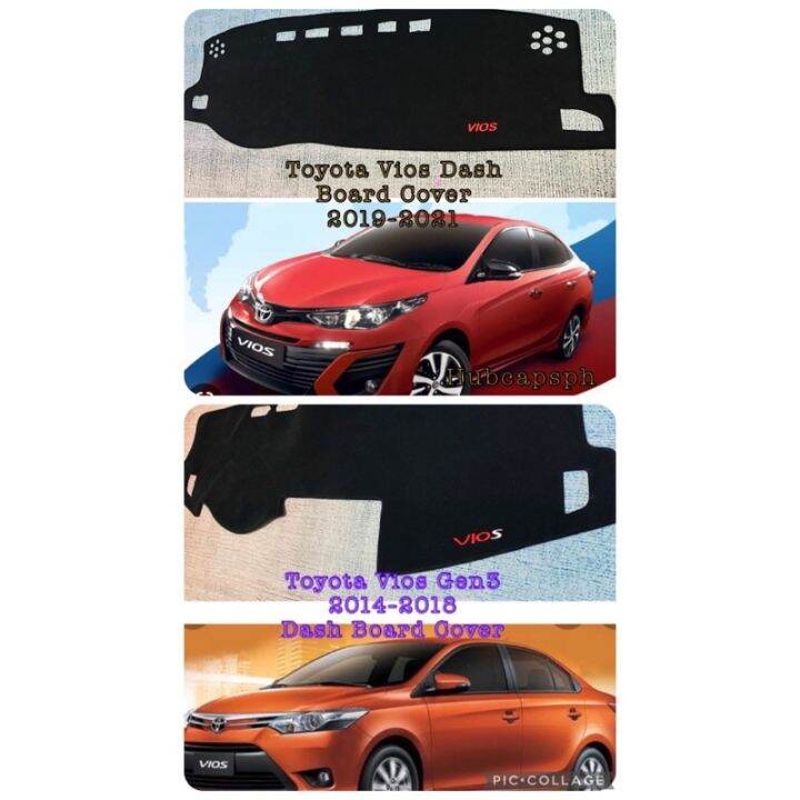 Toyota Vios Gen 3 2014-2018 2019-2021 Premium Dash Board Cover Sun ...