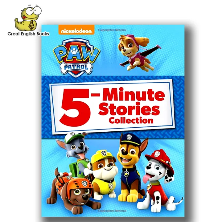 พร้อมส่ง **ลิขสิทธิ์แท้** นิทานภาษาอังกฤษ PAW Patrol 5-Minute Stories ...
