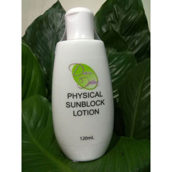 Derm Options Physical Sunblock Lotion 120ml | Lazada PH