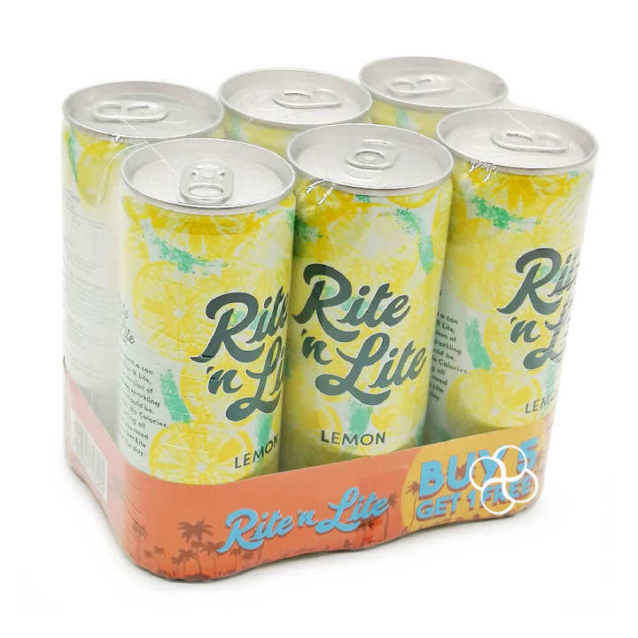 Rite 'N Lite Lemon Soda 6 x 250mL | Lazada PH