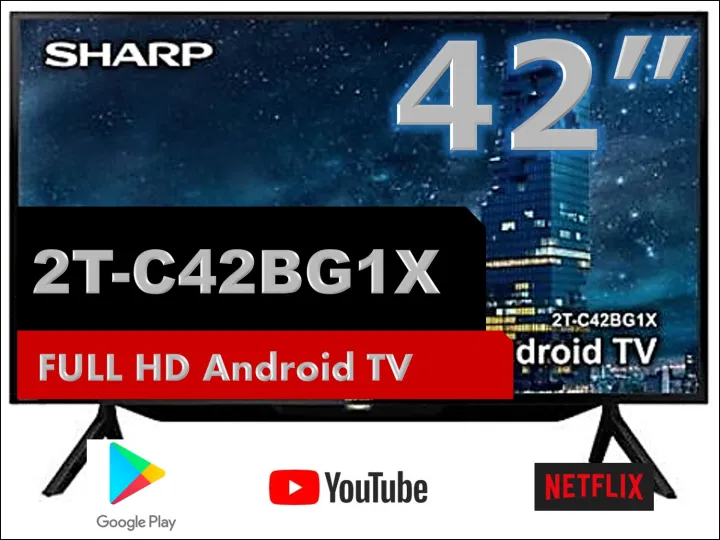 SHARP 42" ANDROID TV 2T-C42BG1X | Lazada.co.th