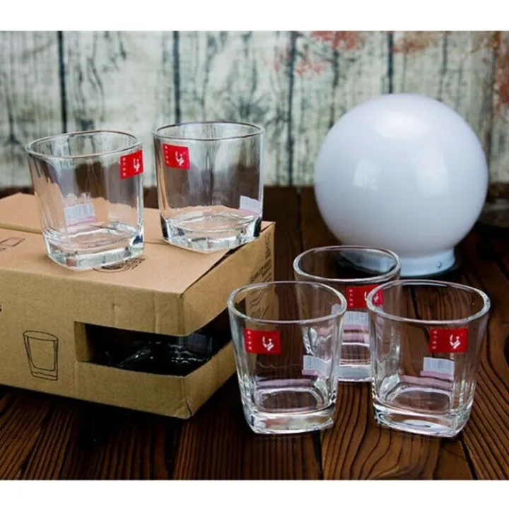 TRANSPARENT Glass set of 6pcs BASO Y2001-1 | Lazada PH