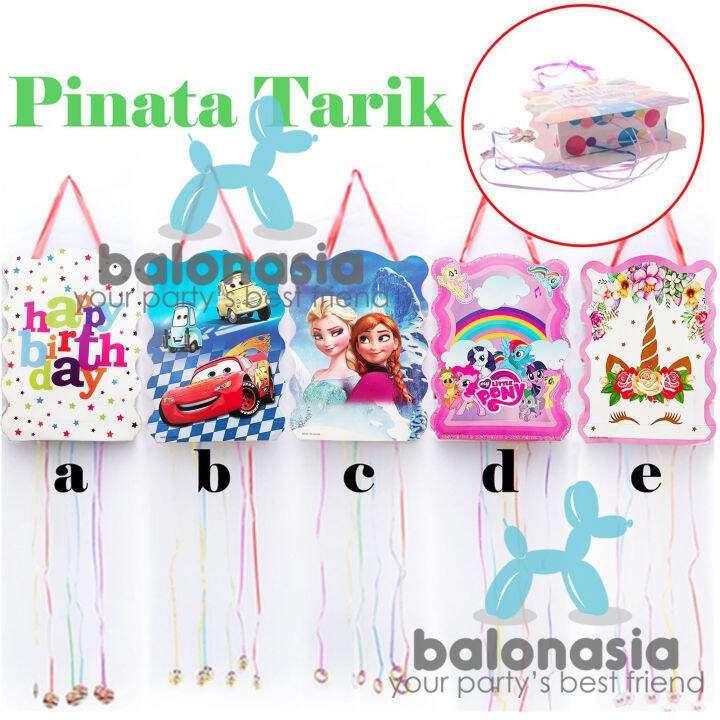Balonasia Pinata Tarik / Pull String Paper Bag Pinata | Lazada Indonesia