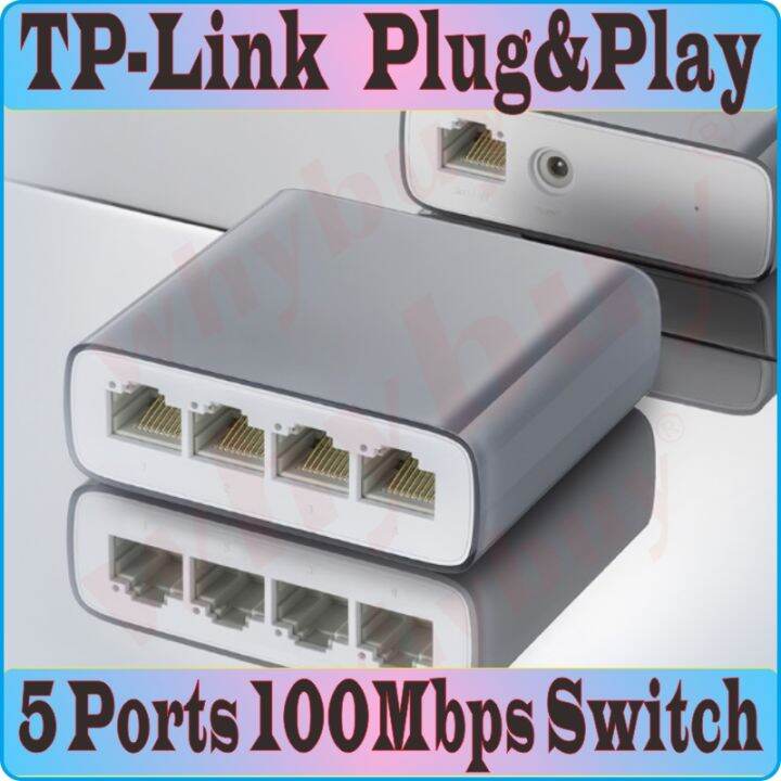 TP-Link super Mini 5 Ports RJ45 Desktop Switch 100Mbps SOHO Ethernet ...