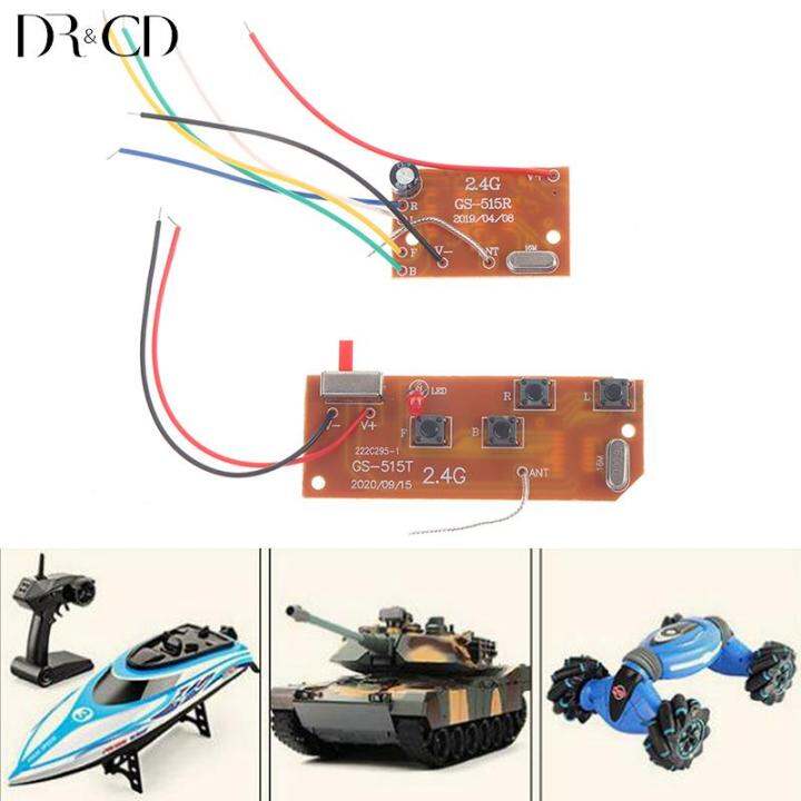 【JH】2.4G 4CH RC Remote Control Circuit 27MHz PCB Transmitter And ...