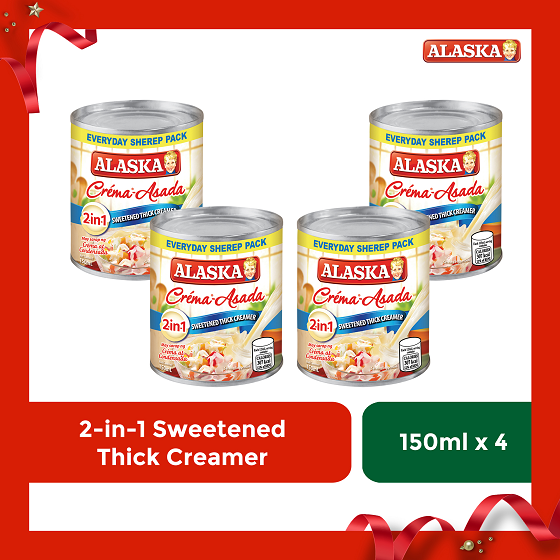 Alaska Crema-Asada 2-in-1 Sweetened Thick Creamer Everyday Sherep Pack ...