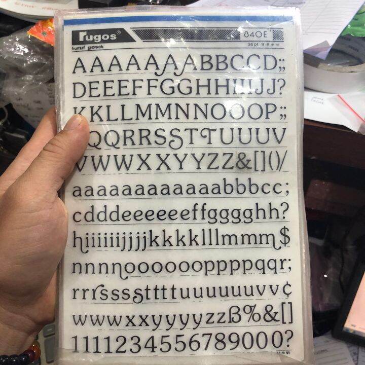 Rugos huruf 84 oe | Lazada Indonesia