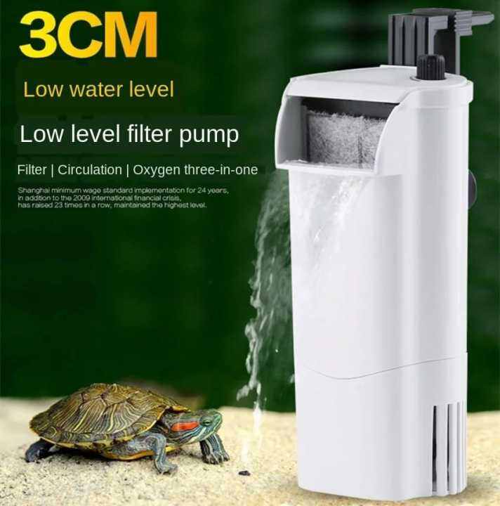 SunSun Internal Filter Pump + Waterfall for turtle, low water position ...