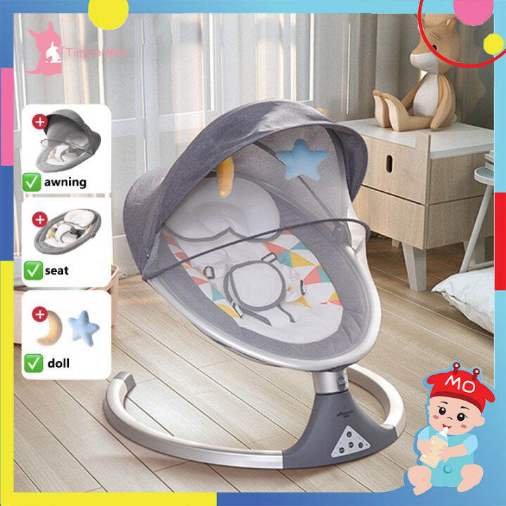 Available Baby Swing Rocker Cradle Electric Rocking Chair For Baby ...