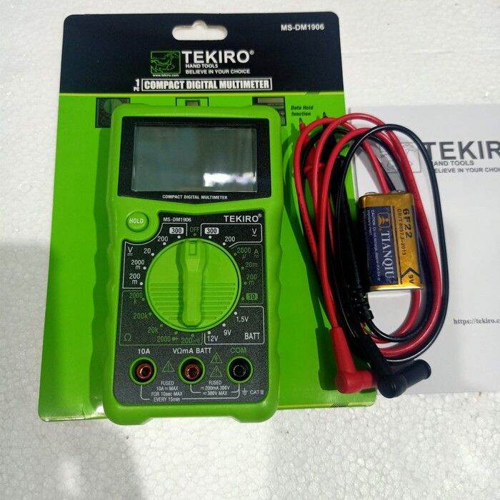 TEKIRO COMPACT DIGITAL MULTIMETER Tekiro MS-DM1906 Multimeter Tekiro ...