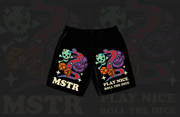 MSTR CO - GOLD COLLECTION V2 "DICE" MESH SHORT (BLACK) | Lazada PH