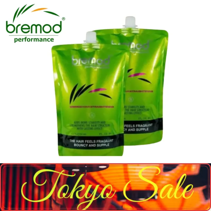 hot Bremod Hair Classic-Original Rebonding Set Straightening 1250mlx2 ...