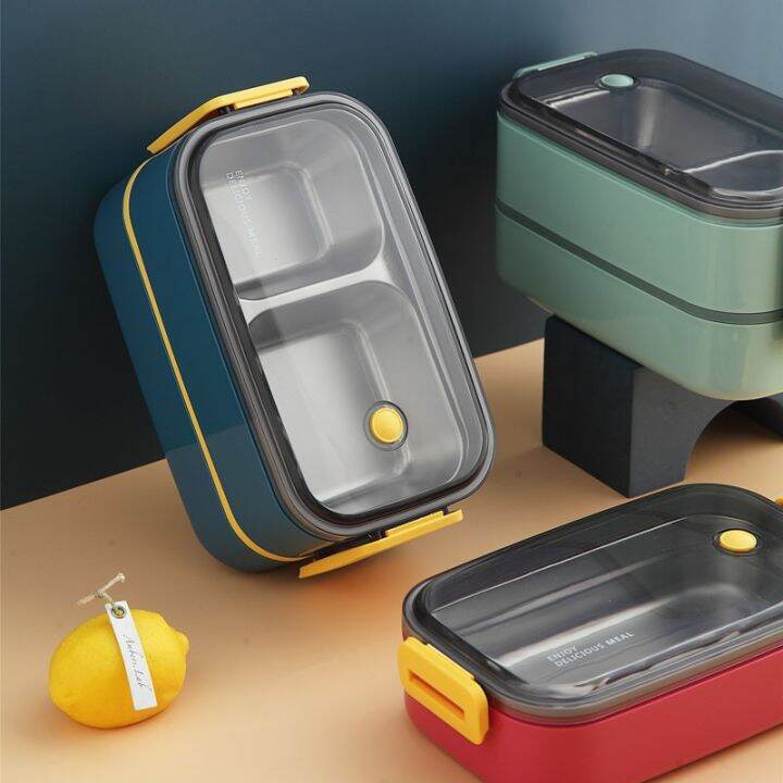 lunch box for Adults Kids School Office 1/2 Layers Microwavable ...