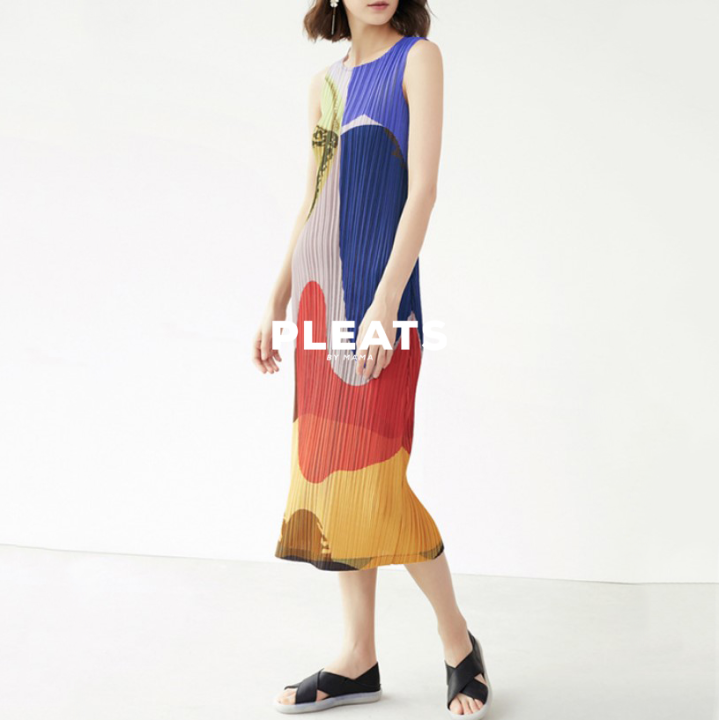 Pleats Dress D077 Th