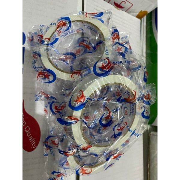 Double tape isolasi dobel tip ukuran 24mm x 15 yard Star Tape | Lazada ...