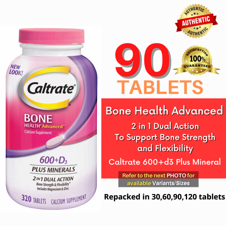 cod 90 Tablets - Caltrate Bone Health Advanced 600 D3 Plus Minerals ...