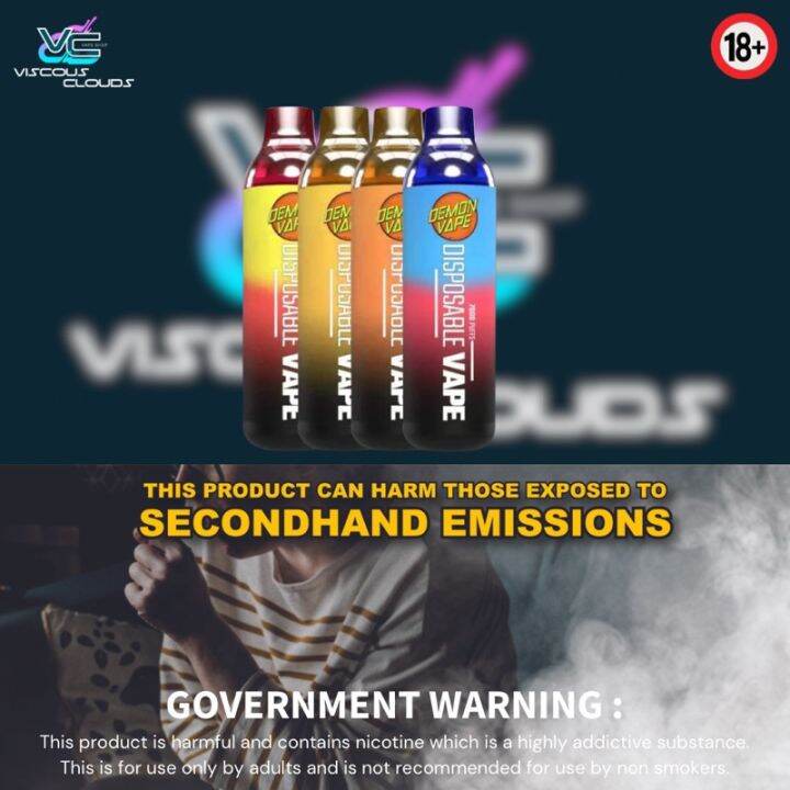 Hot zsux54 Demon Vape Disposable Pod 7000 Puffs (LEGIT) | Lazada PH
