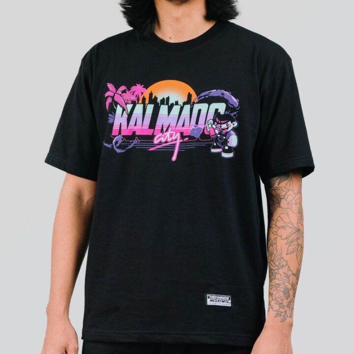 Nick Automatic x Highminds Kalmado City Black Official Collab T-Shirtt ...